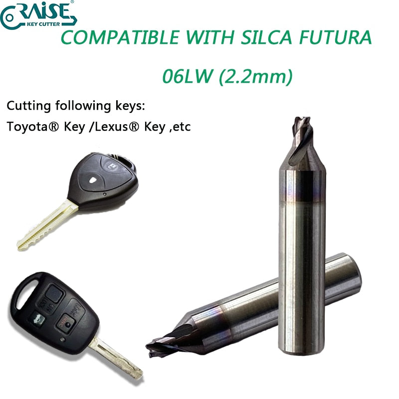 Silca Futura Cutter 06L 06LW 2.2mm Aftermarket for Toyota Lexus 80K ...